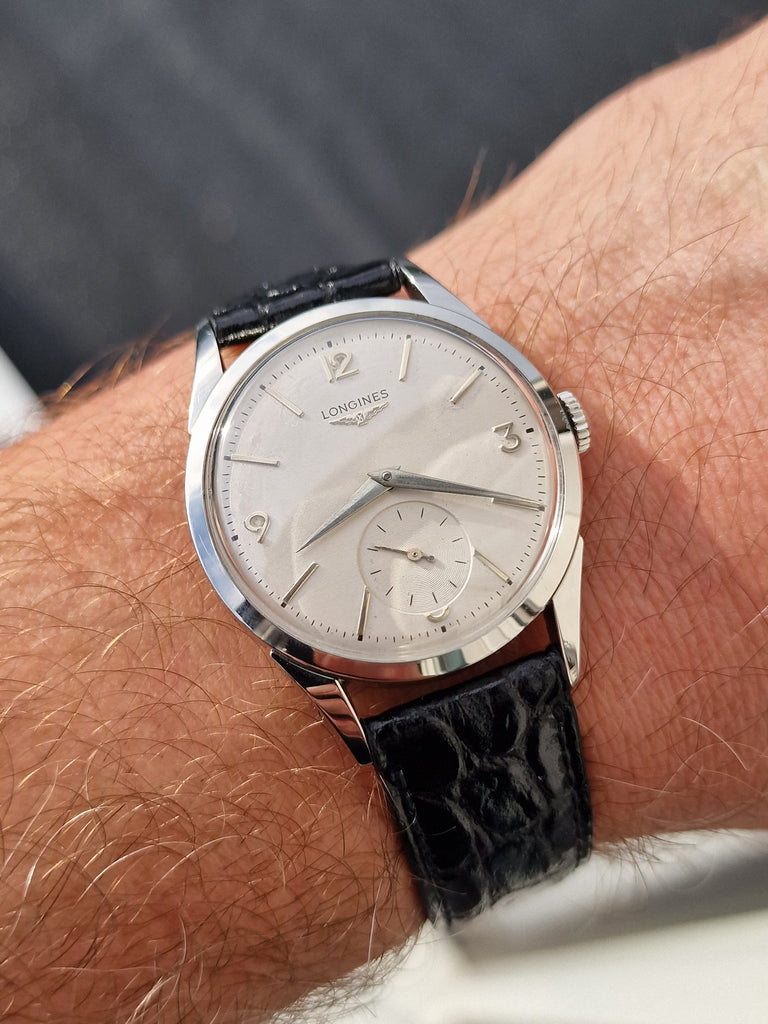 1956 Longines classic Manual Wind Wristwatch Model 6666 fully restored ...