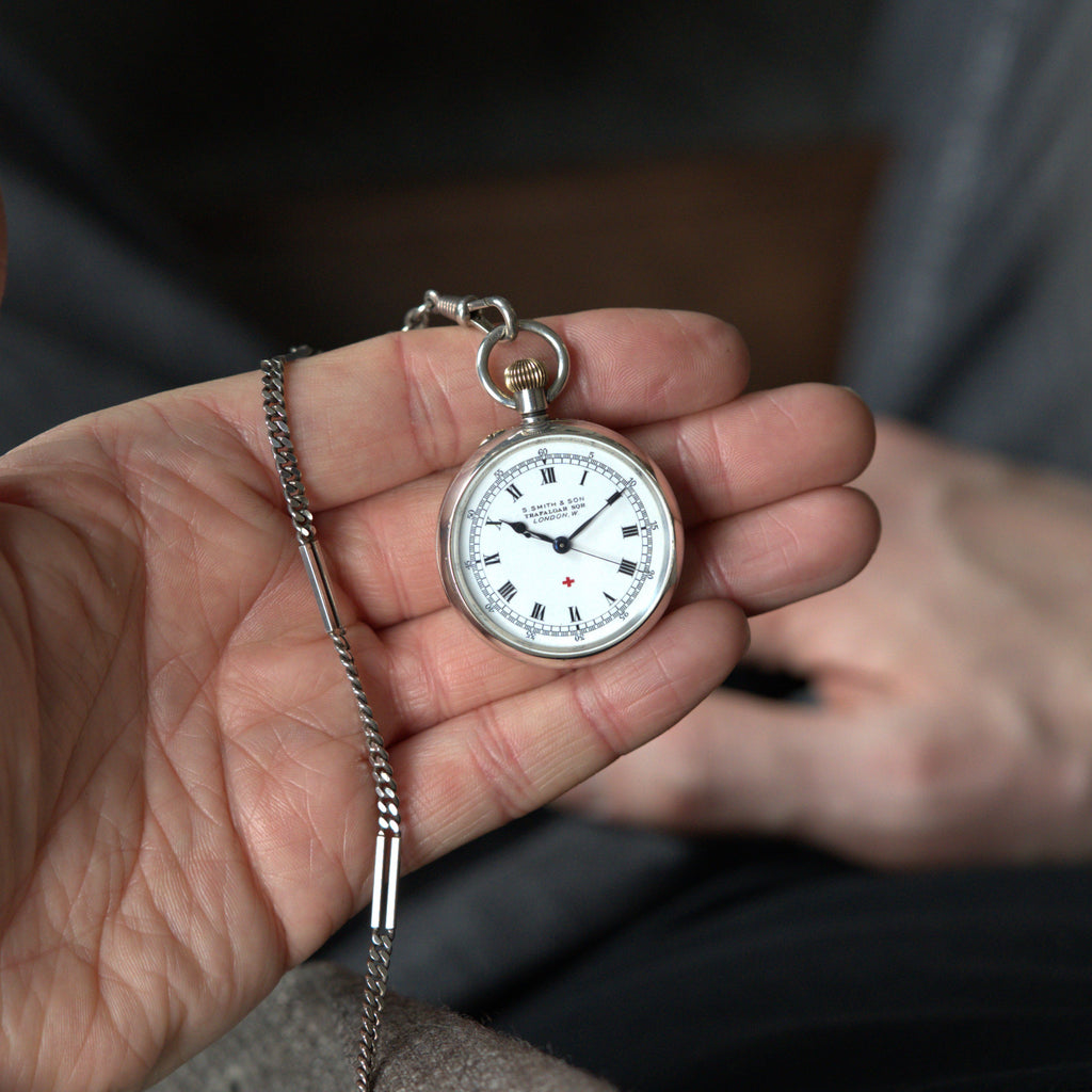 1913 S.Smith and son miniature or ladies medical dial pocket watch Tra ...