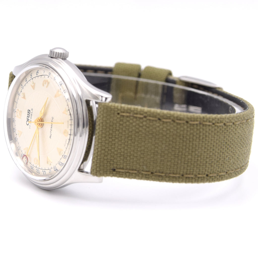 1990s Classic Oris Pointer Date Automatic in Stainless Steel Model 740 ...