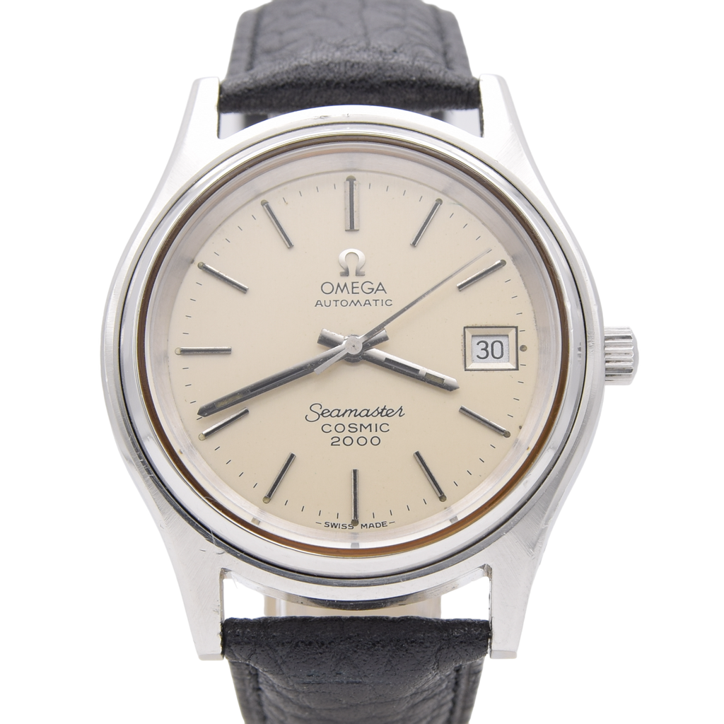 1973 Omega Large 38mm Seamaster Cosmic 2000 Automatic Date Model 166.1 ...