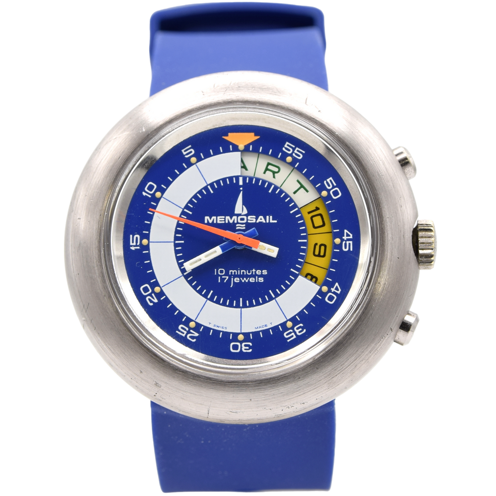 1972 Memosail Regatta Yachting Rare Watch Timer with 10 Minute Countdo ...