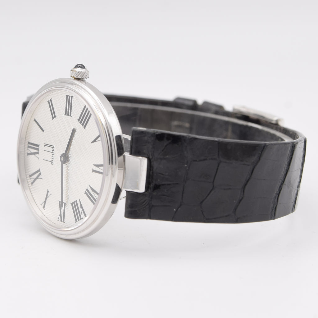 1977 Alfred Dunhill silver 925 sterling Clous de Paris hobnail guilloc ...