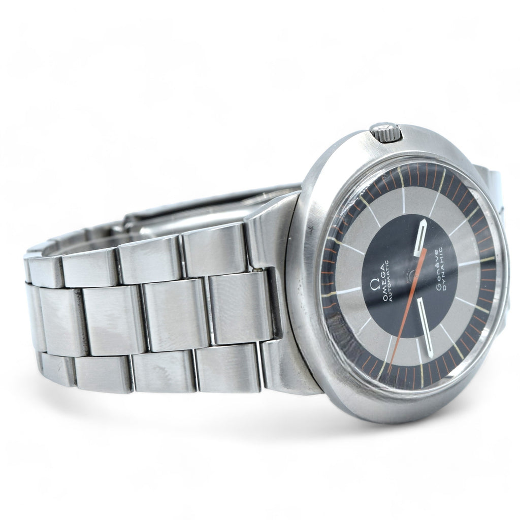 1968 Omega Geneve Dynamic Automatic with Rarer Grey bulls eye Dial 165 ...