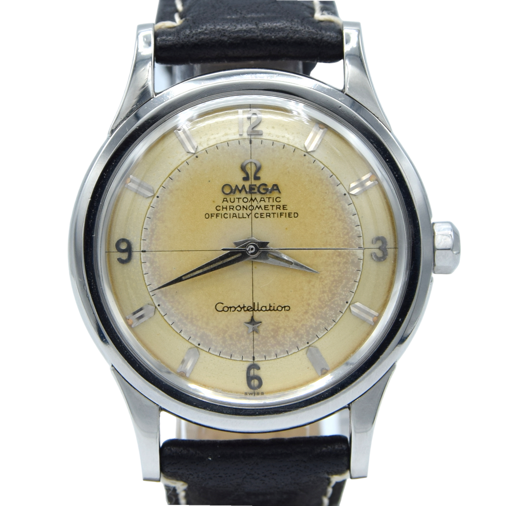 1958 Omega Constellation Chronometer Early Model 2852 with Crosshair P ...
