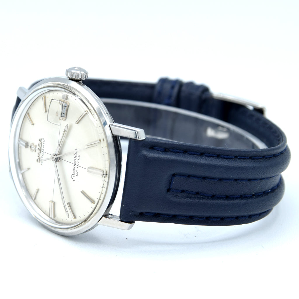 1967 Omega Automatic Seamaster De Ville Date Model 166.020 Wristwatch ...