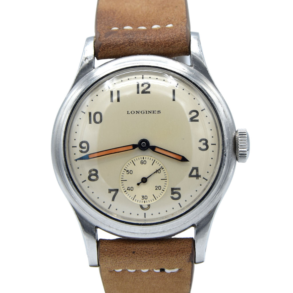1944 WW2 Longines Manual Wind military style Wristwatch Model 63028 wi ...