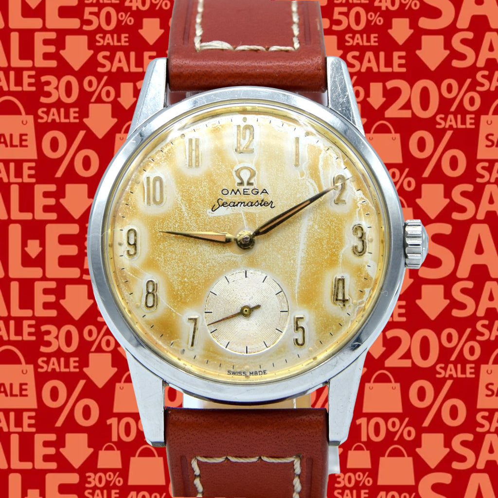 1961 Classic Omega Seamaster All Original rare Arabic dial patina with ...