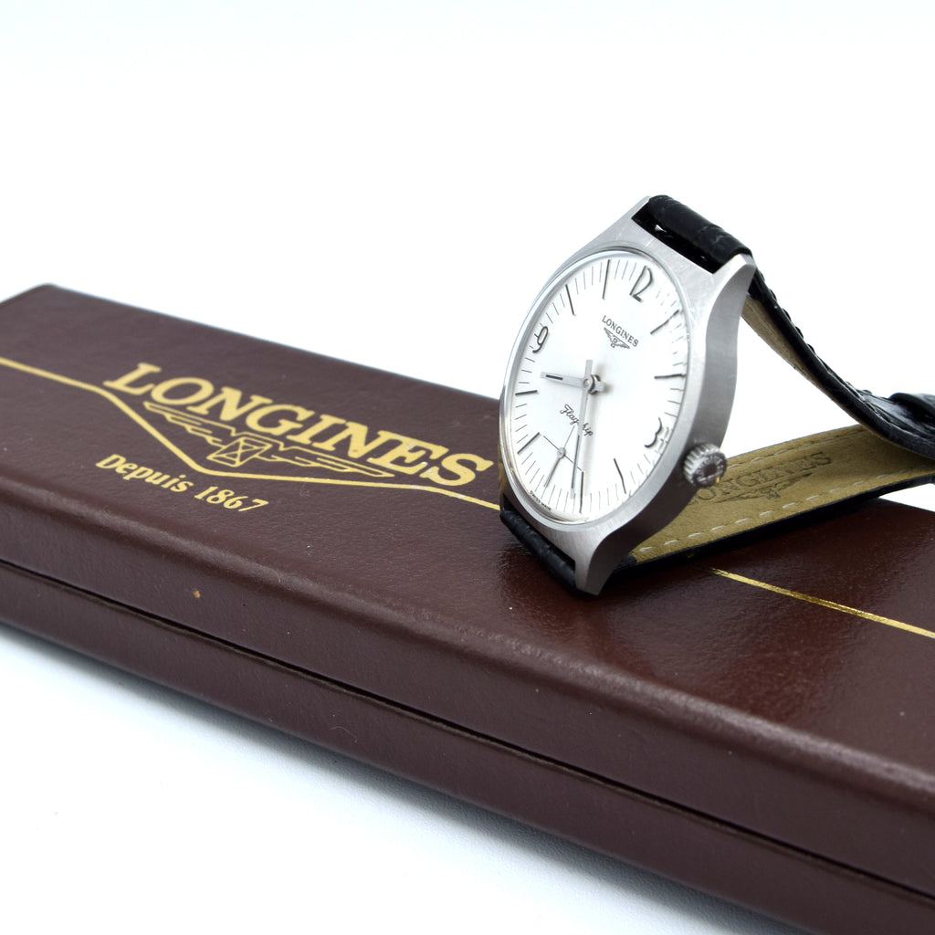 1974 Stunning Longines Flagship box set Model 3106 - retro railway typ ...
