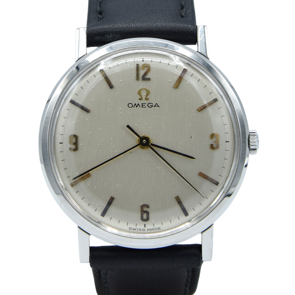 (RESERVED) 1967 Omega Explorer dial Unusual Arabic Numerals Model 131 ...