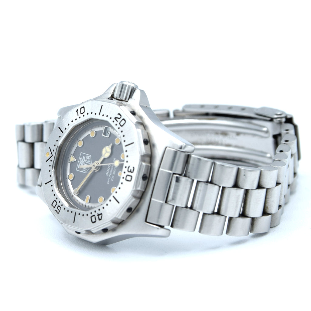 1986 Tag Heuer 3000 Ladies dive style watch Date Model 932.208 Stainle ...