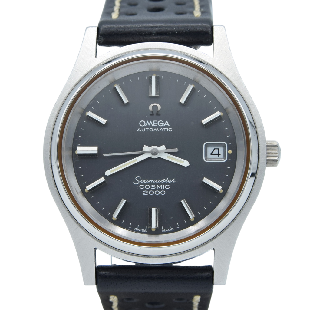 1971 Omega Large 38mm Seamaster Cosmic 2000 Automatic Date Model 166.1 ...