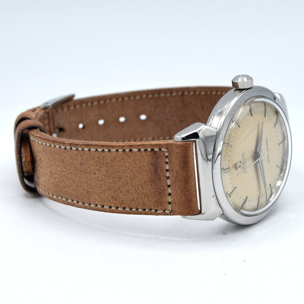 1950 Fully Restored Rare Omega Seamaster Automatic Bumper with Silver ...