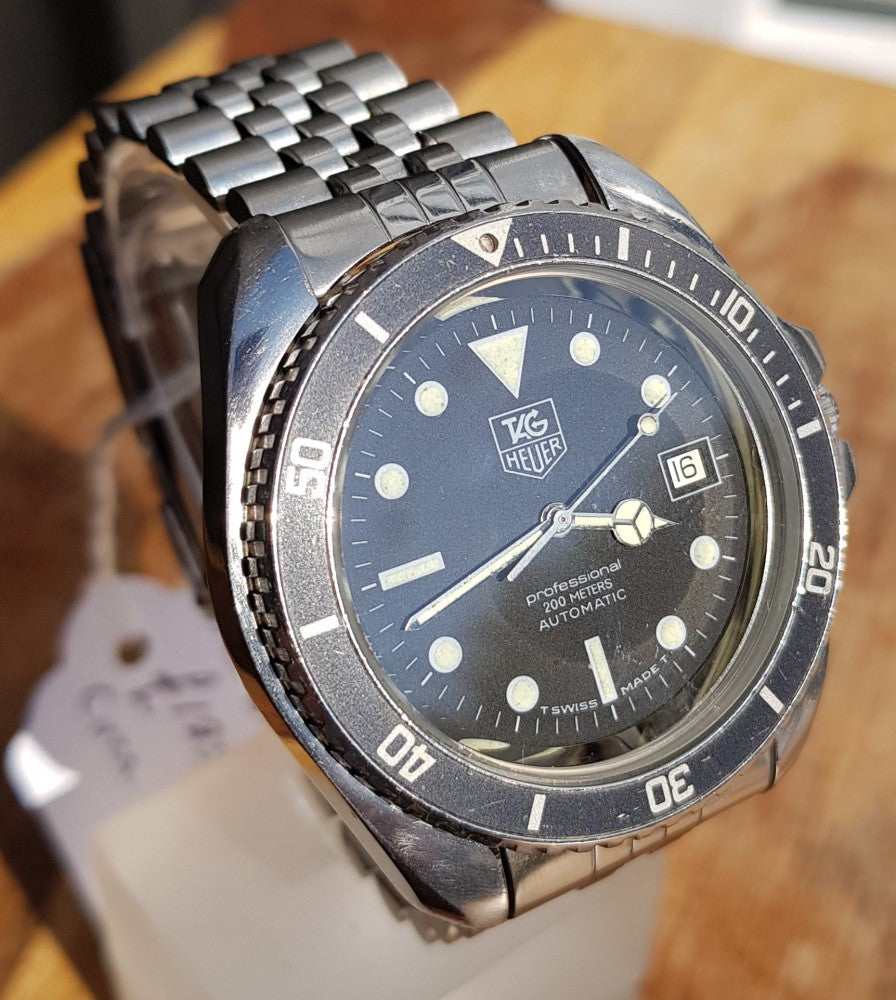 TAG Heuer Automatic Dive Style 844/5 "Monnin" Circa 1990s | Antique ...