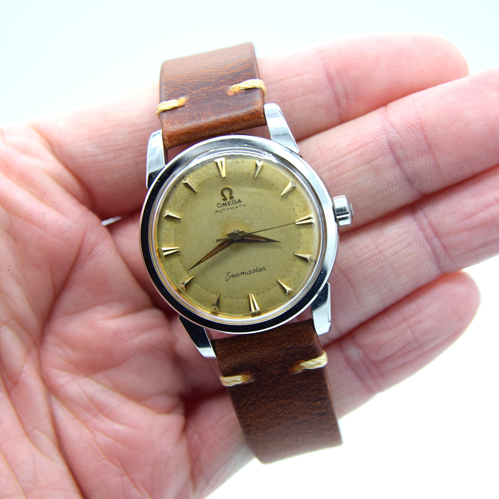 1956 Omega Seamaster Automatic Wristwatch Model 2846 / 2848 with Origi ...