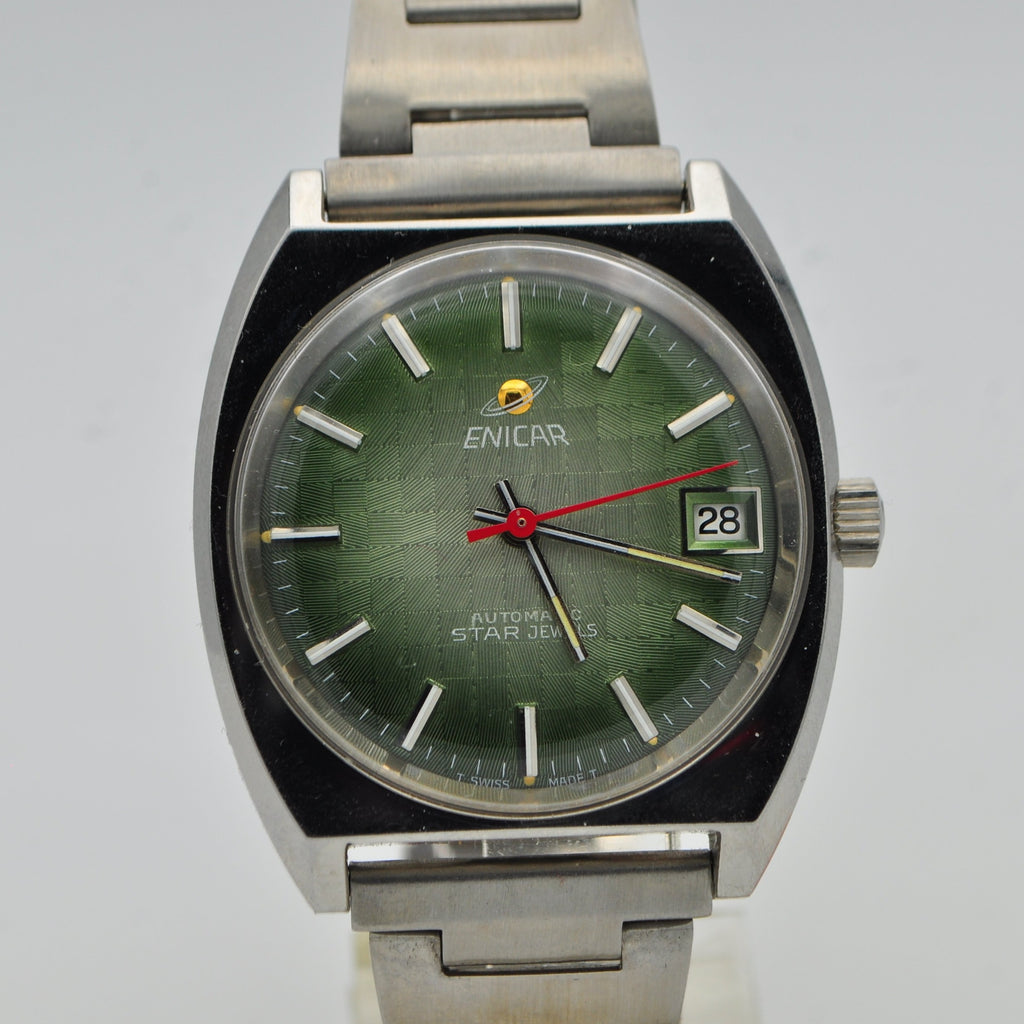 1970s Enicar Ocean Pearl Automatic New Old Stock NOS Ref. 165.39.18 ...