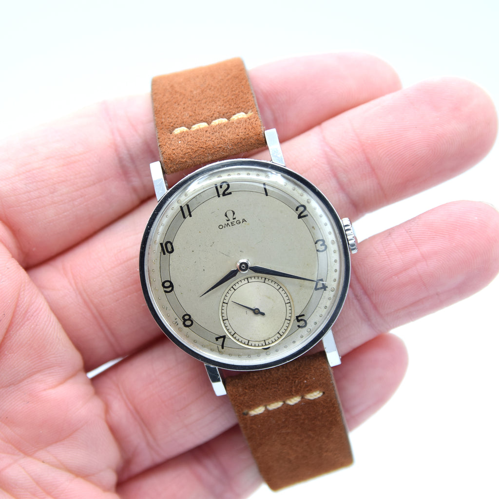 1939 Omega with Two Tone Dial and Arabic Numerals Cal 30T2 Model 2180 ...