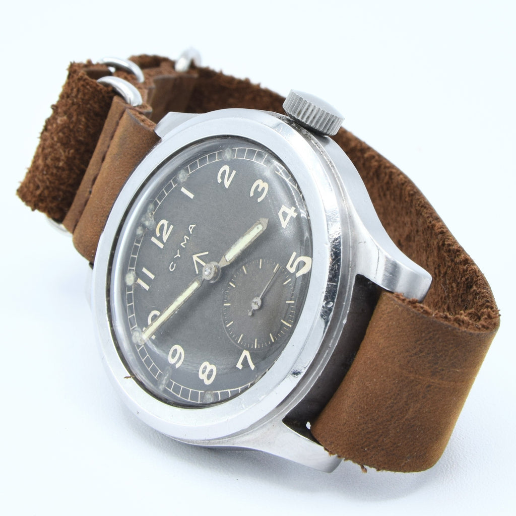 1940s Cyma Original British Military Issue Wristwatch WWW Army Watch W ...