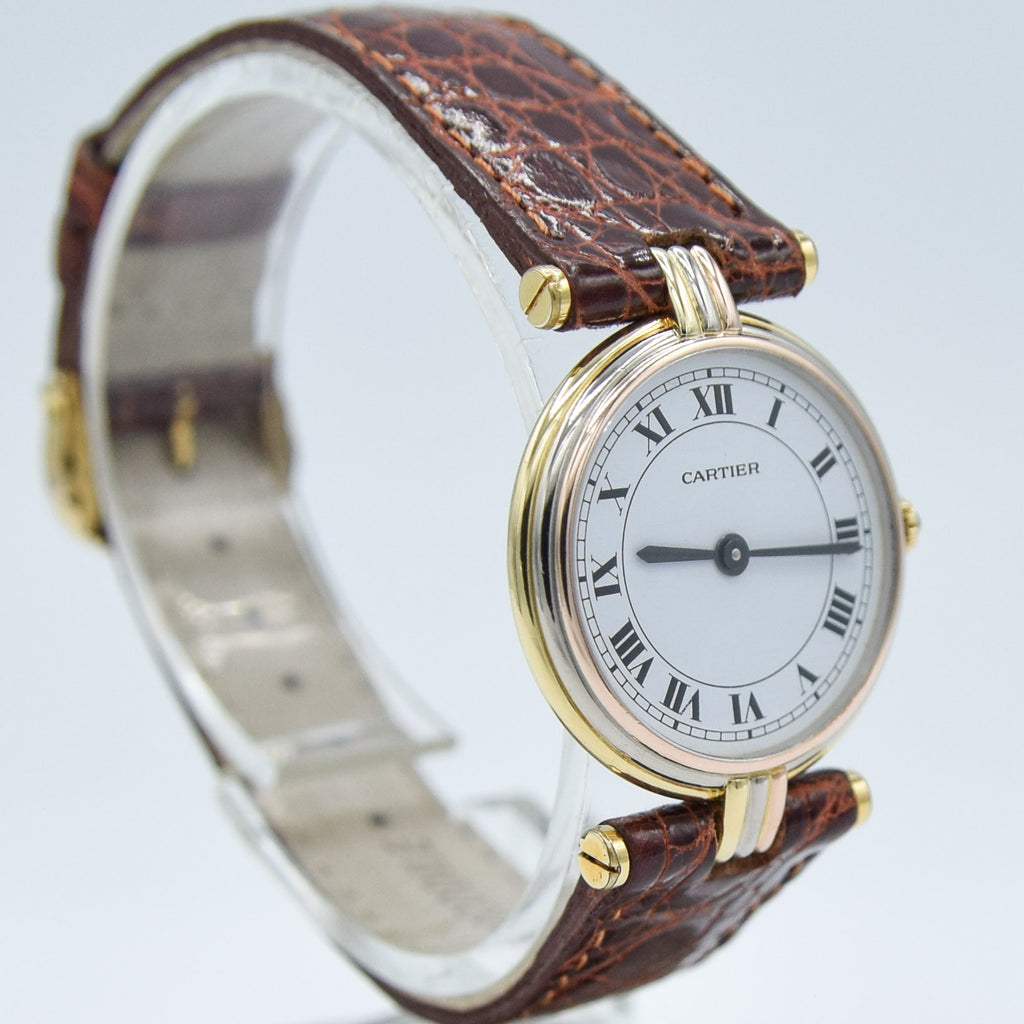 1990s Ladies Cartier Vendôme "Trinity" Tricolore Three Colour 18k Soli ...