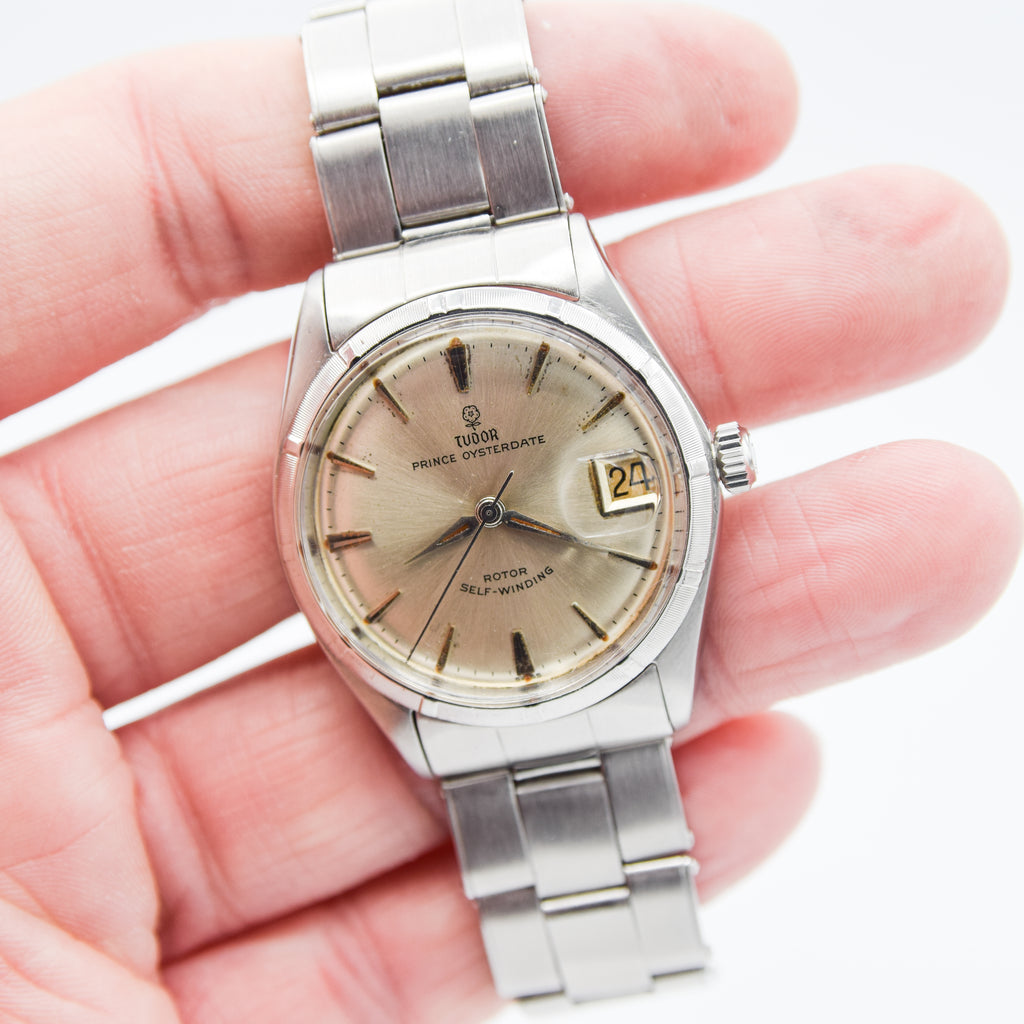 1963 Tudor Prince Oyster Date 34mm Model 7966 in Stainless Steel on Oy ...