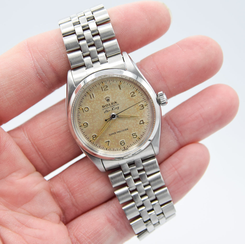 1958 Rolex Oyster Perpetual Air King Super Precision Model 5500 All Ar ...