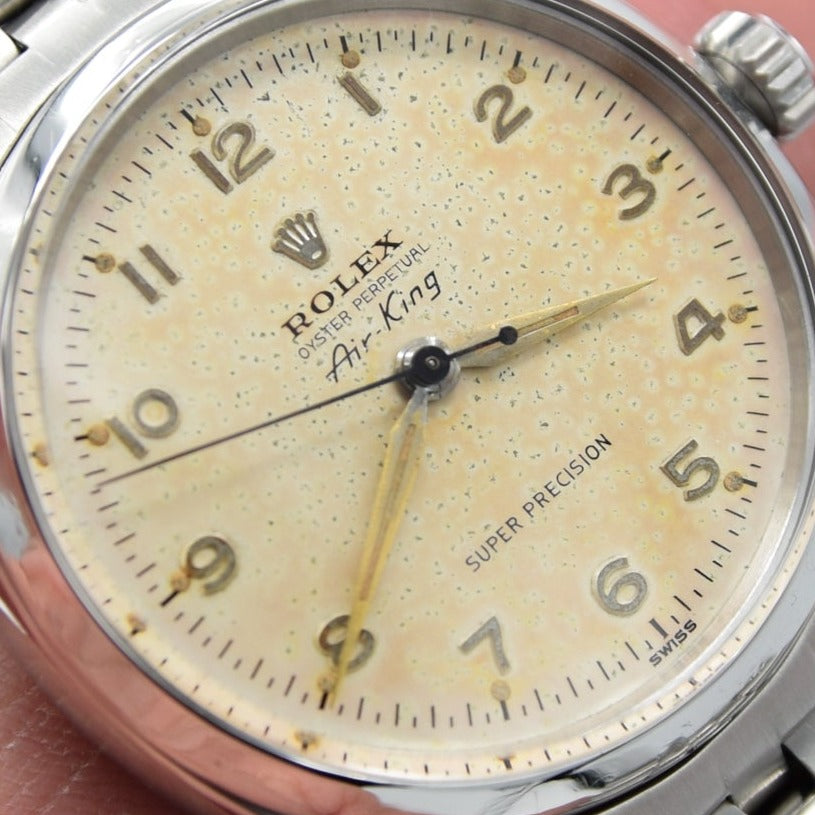 1958 Rolex Oyster Perpetual Air King Super Precision Model 5500 All Ar ...